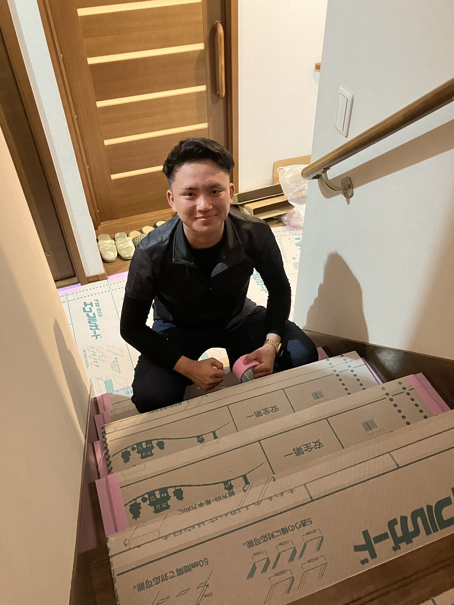 リフォーム工事着工！ 養生作業 | あすなろ建築工房 現場ブログ